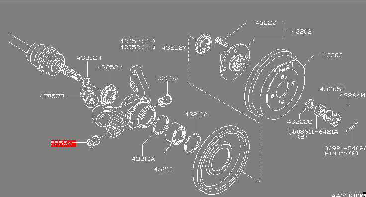 Сайлентблок NAKAMOTO* 55152-50A10