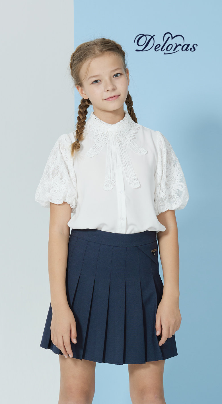 Юбка Deloras д/дев 158 Синий Q63561D